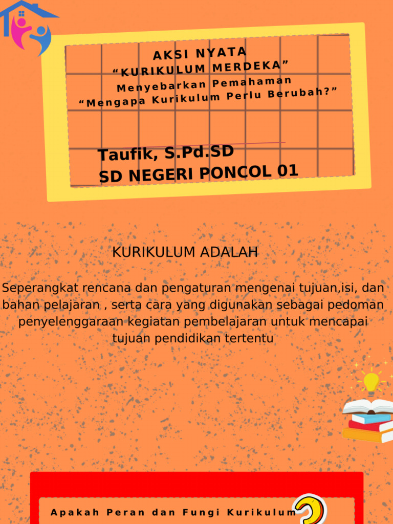 Aksi Nyata Kurikulum Merdeka Taufik PDF | PDF