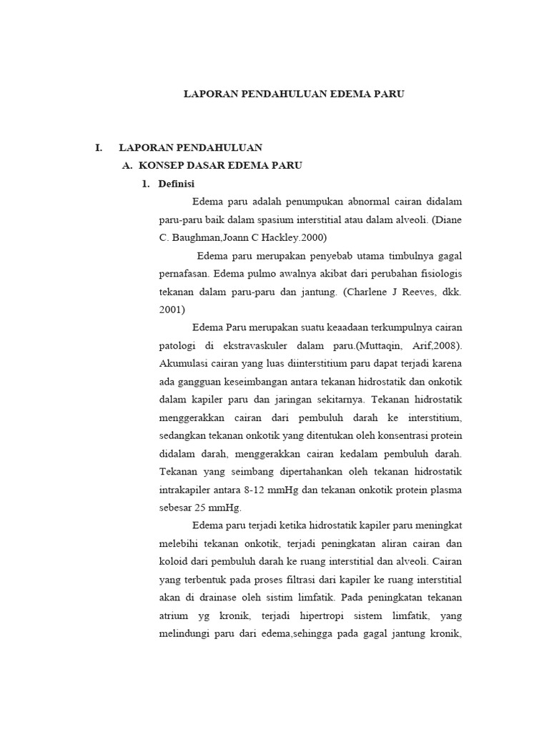 LP Edema Paru Iccu 1 | PDF