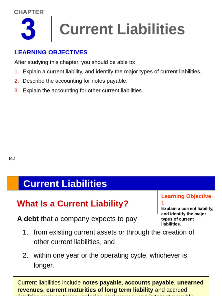 Understanding Current Liabilities in Accounting | PDF | Current ...