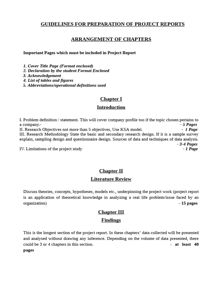 UOM MBA - New Project Guidelines - 2024 | PDF | Data