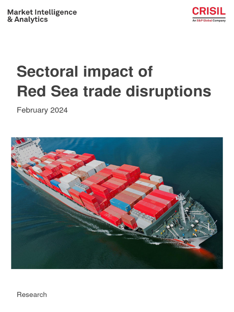 Sectoral Impact of Red Sea Trade Disruptions | PDF | Petroleum | Analytics