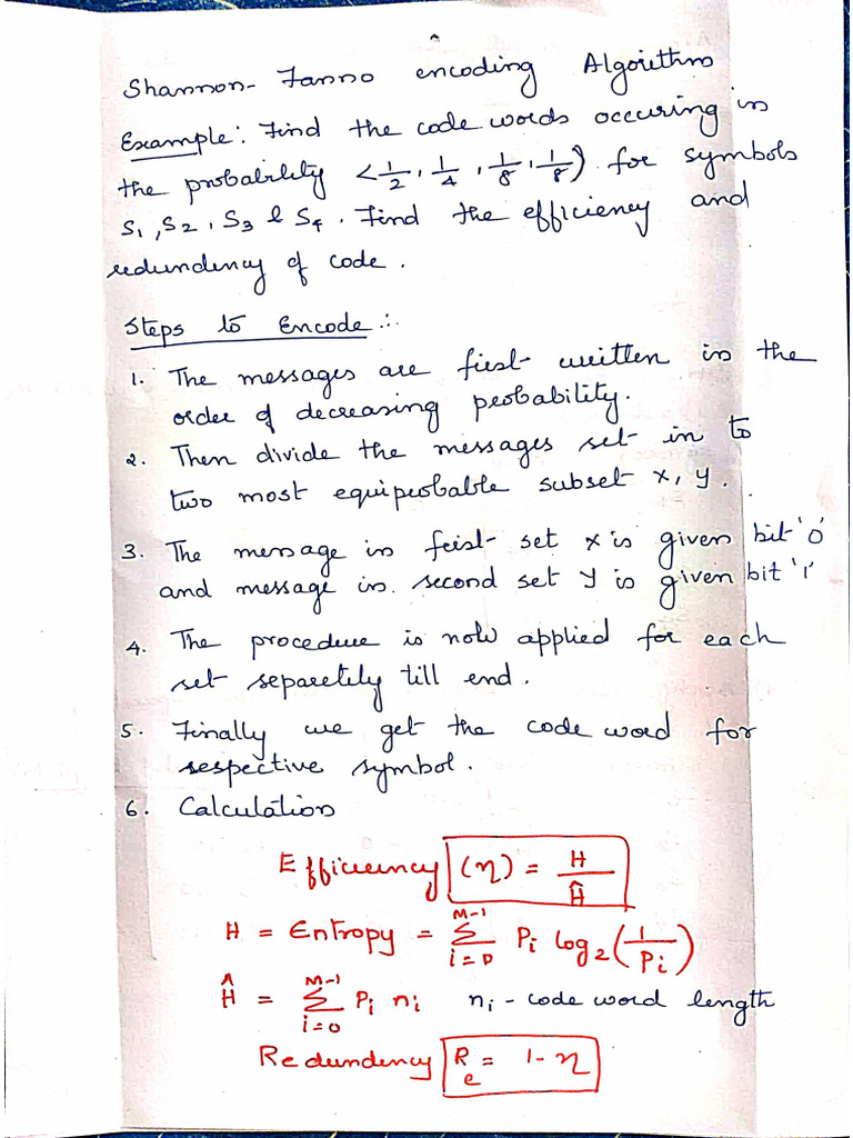 Shannon Fano Encoding Algorithm | PDF Shannon Fano Encoding Algorithm | PDF