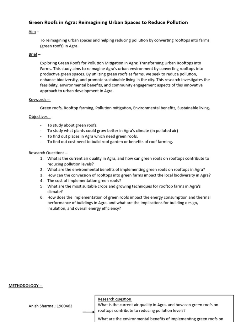 Green Roofs in Agra | PDF | Green Building | Infrastructure