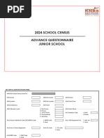 2025 School Census Form Primary | PDF | Toilet | Teachers