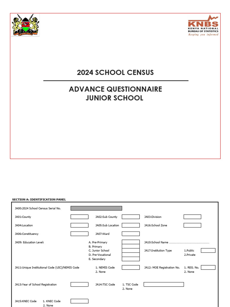 ADVANCE - Junior School Questionnaire 08.05.2024 | PDF | Cost Of Living ...