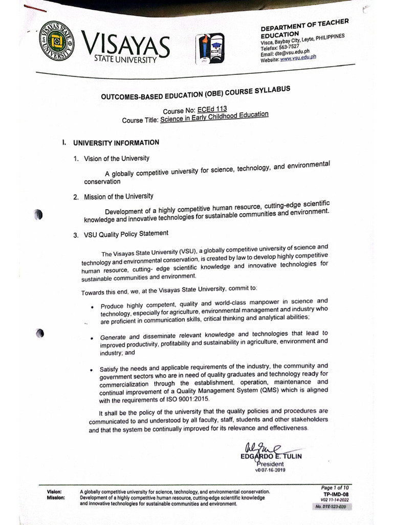 ECEd 113 Science in Early Childhood Education Compendio 2ndsem | PDF