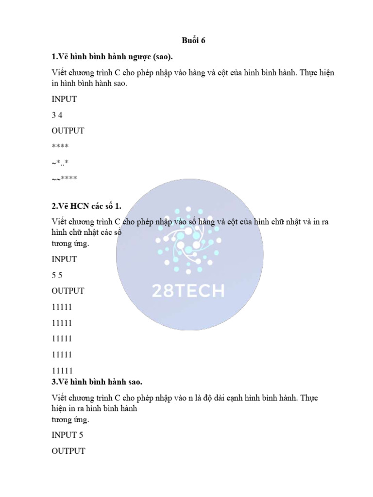 (28tech) - BUOI 6 | PDF