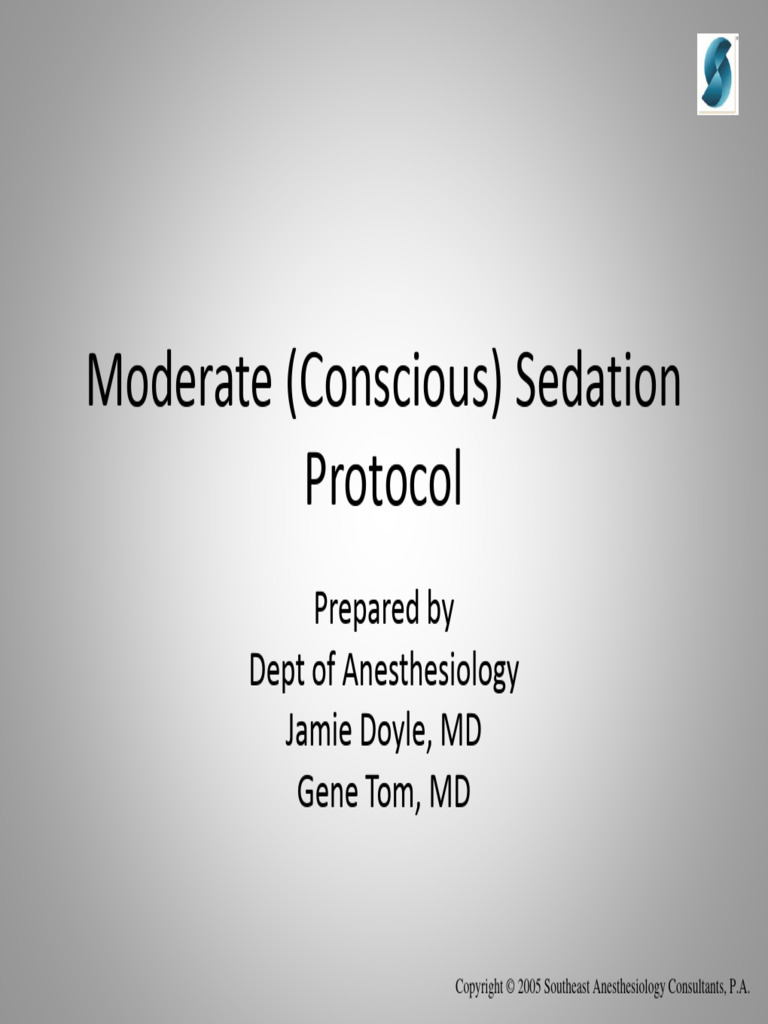 Pediatric Moderate Sedation | PDF | Midazolam | Opioid