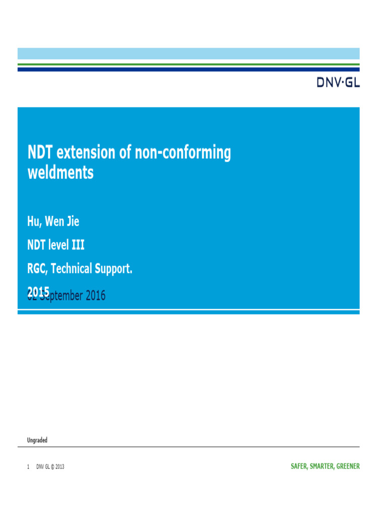 NDT Extension for Weld Defects | PDF | Nondestructive Testing | Welding