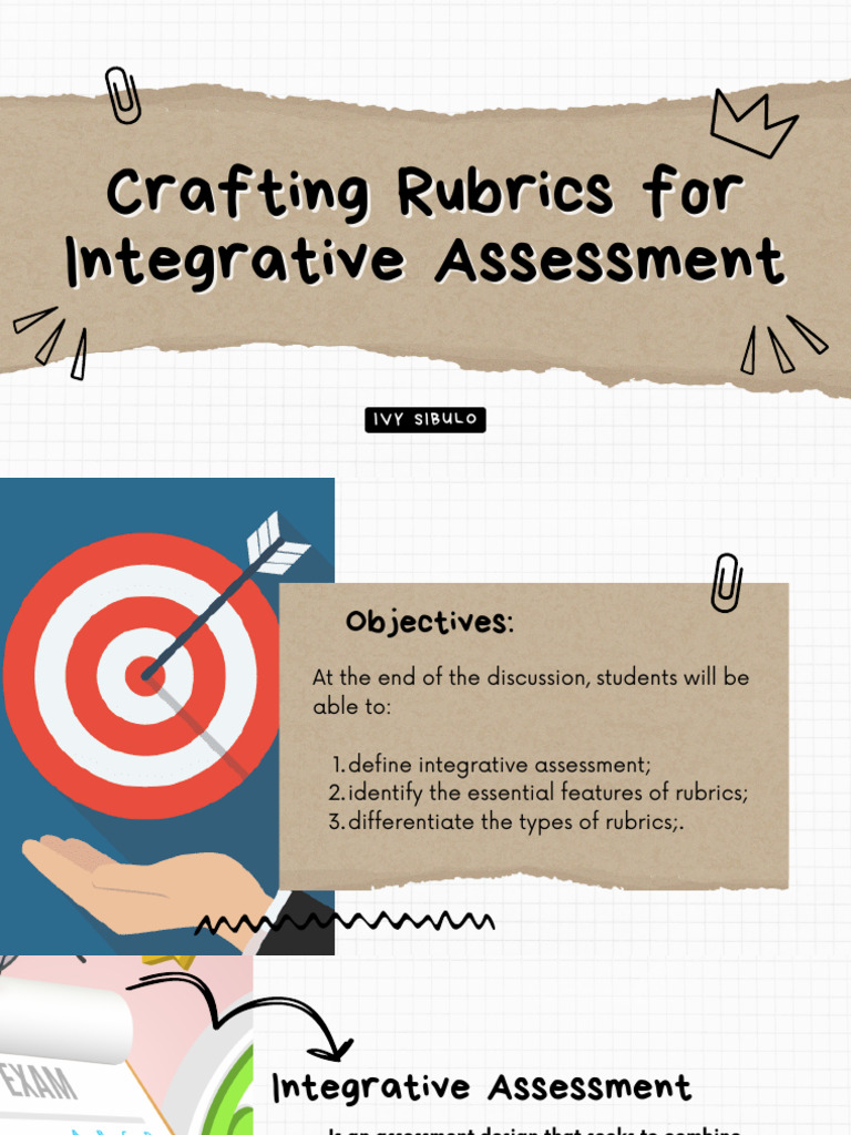 Crafting Rubrics for Integrative Assessment | Download Free PDF ...