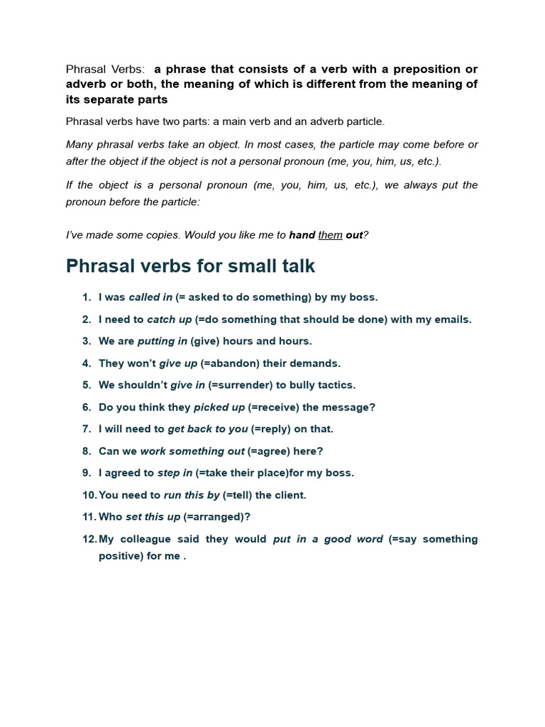 PV Work | Download Free PDF | Verb | Semantic Units