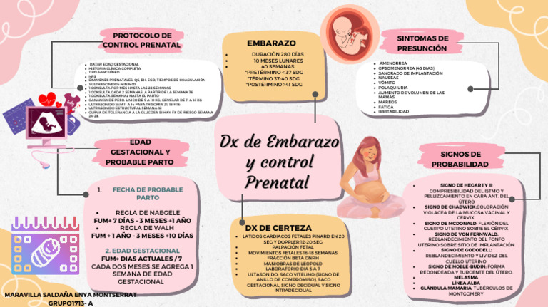 DX de Embarazo y Control Prenatal | Descargar gratis PDF | El embarazo | Parto