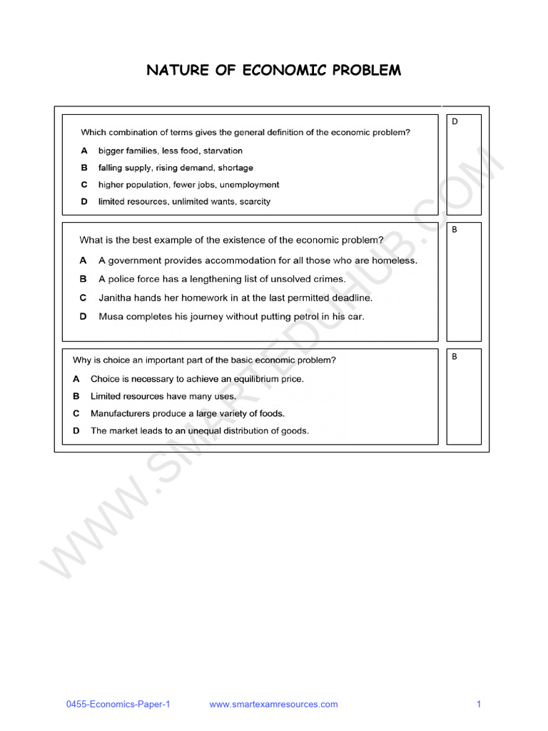 Igcse Question Paper | PDF