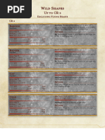 Druid Wild Shape Beast List | PDF | Zoology