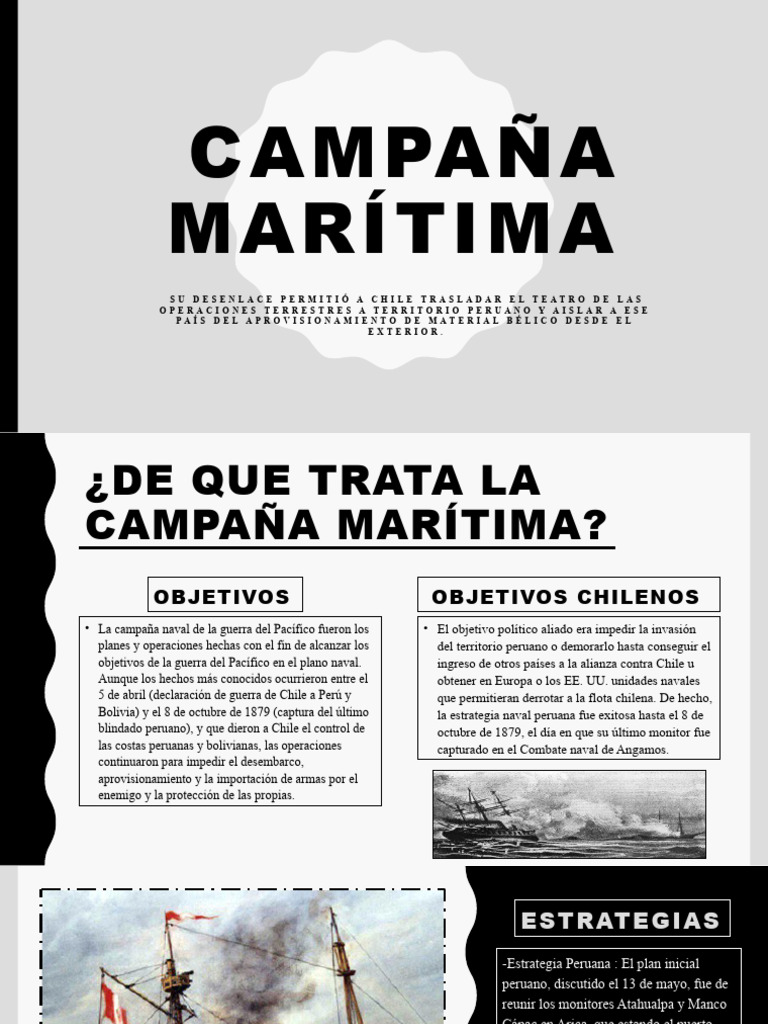 CAMPAÑA MARITIMA (1) | Descargar gratis PDF | Guerra | Guerra Naval