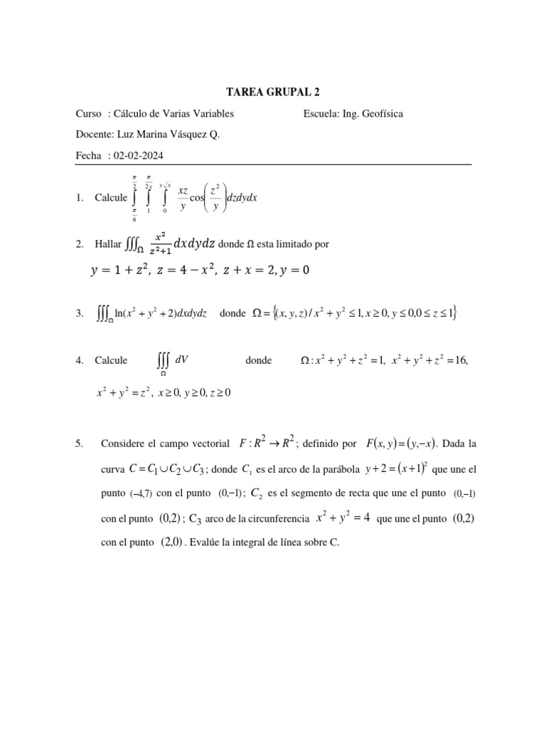 TAREA GRUPAL 2 Int Triples-Linea | PDF