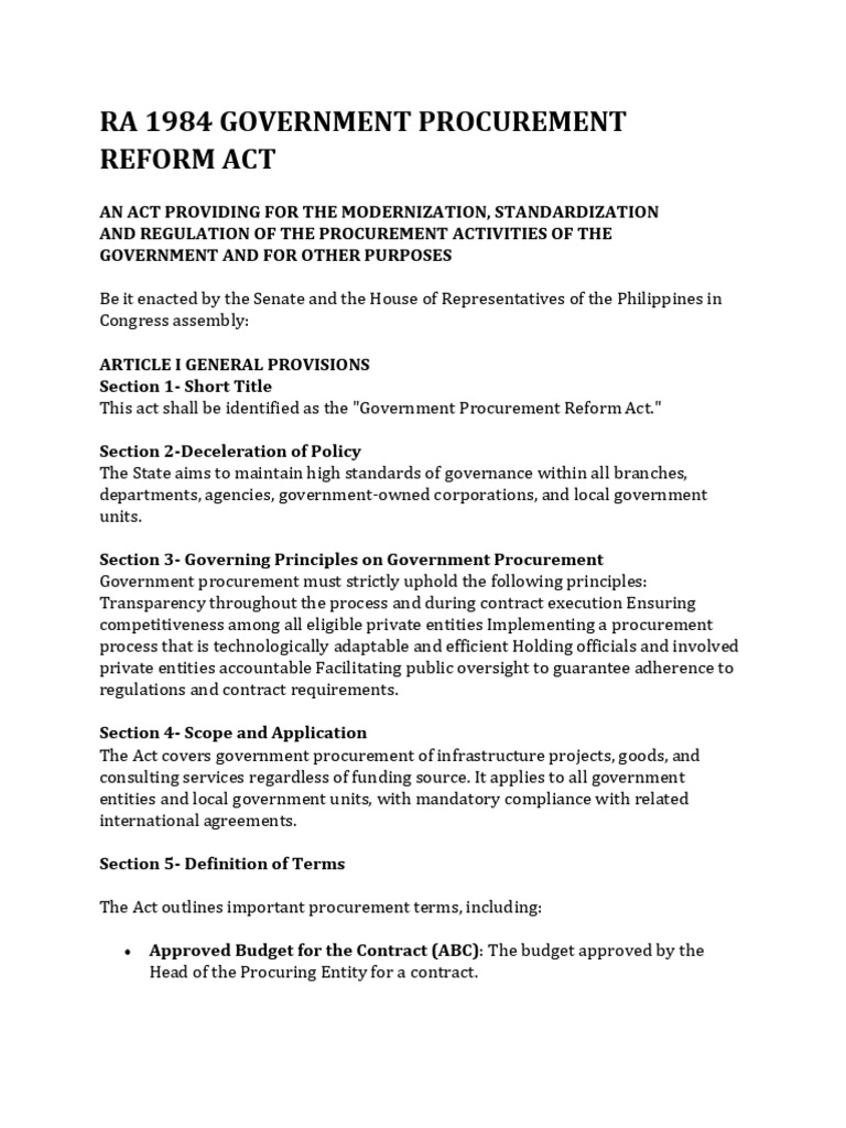 Section 1 26 | PDF | Procurement | Business