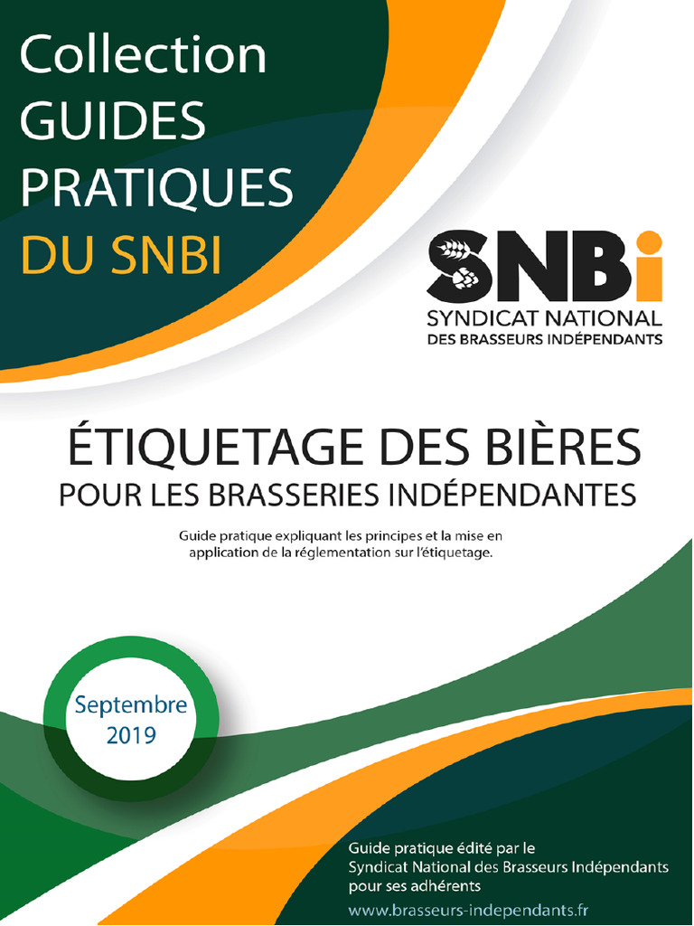 SNBI Guide Étiquetage | PDF | Boisson | Bière