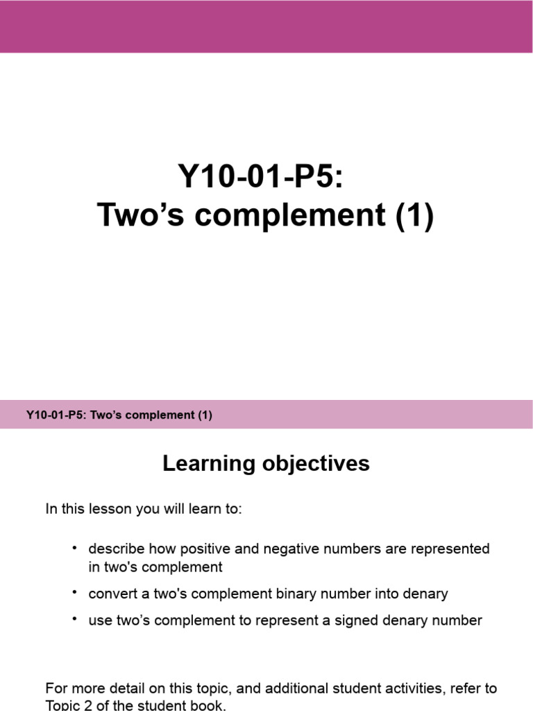 Y10 01 P5 Slides v2 | PDF | Mathematical Notation | Theory Of Computation