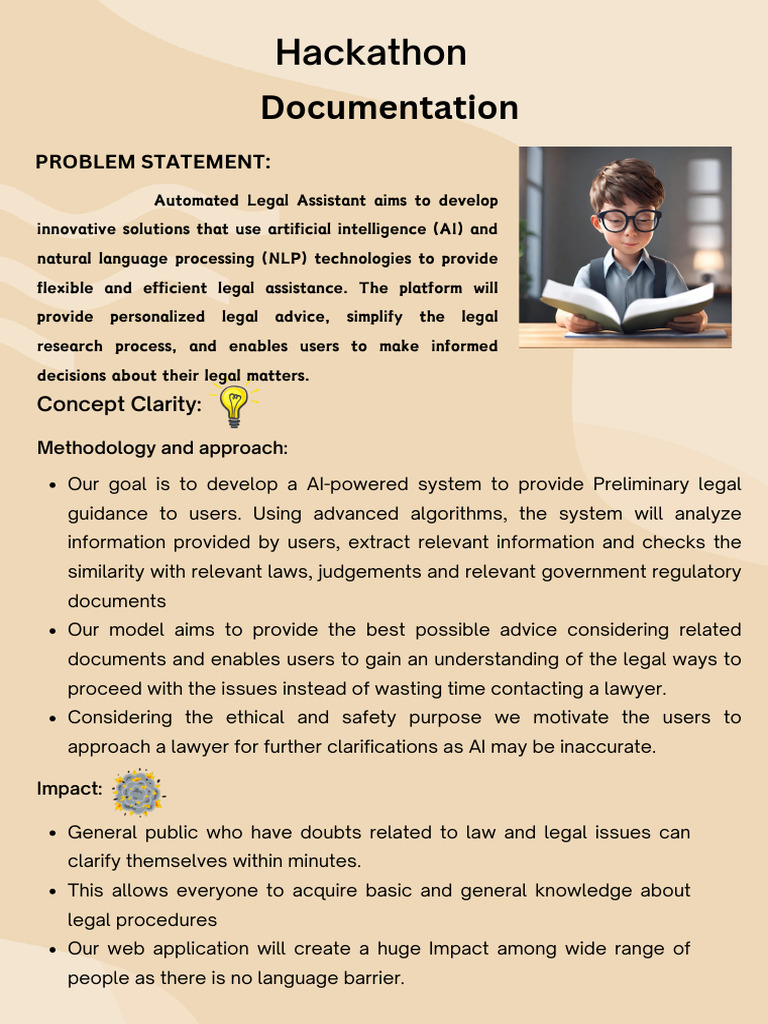 Hackathon: Documentation | PDF | Artificial Intelligence | Intelligence (AI) & Semantics