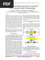 PLC Elevator Controller Report | PDF | Programmable Logic Controller | Elevator