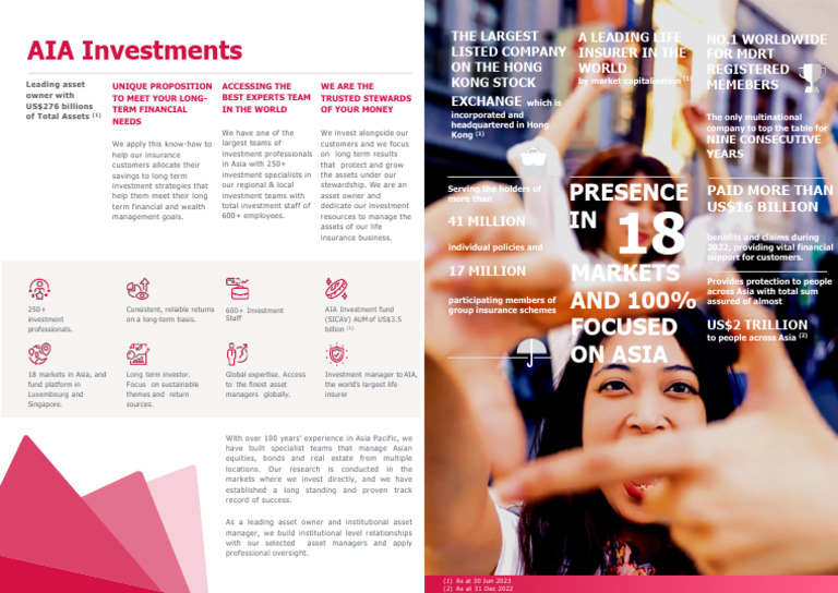 AIA Investments - Factsheet - Updated 25 Oct 2023 | PDF | Investing ...