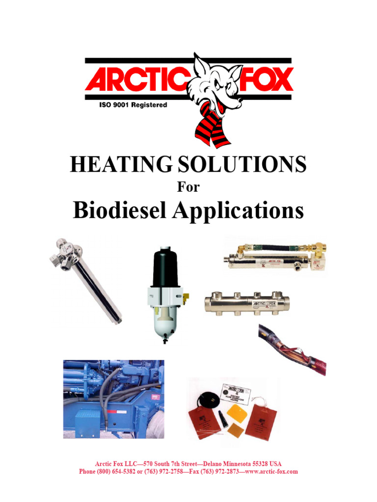 B-658 Biodiesel Brochure | PDF | Coolant | Biodiesel
