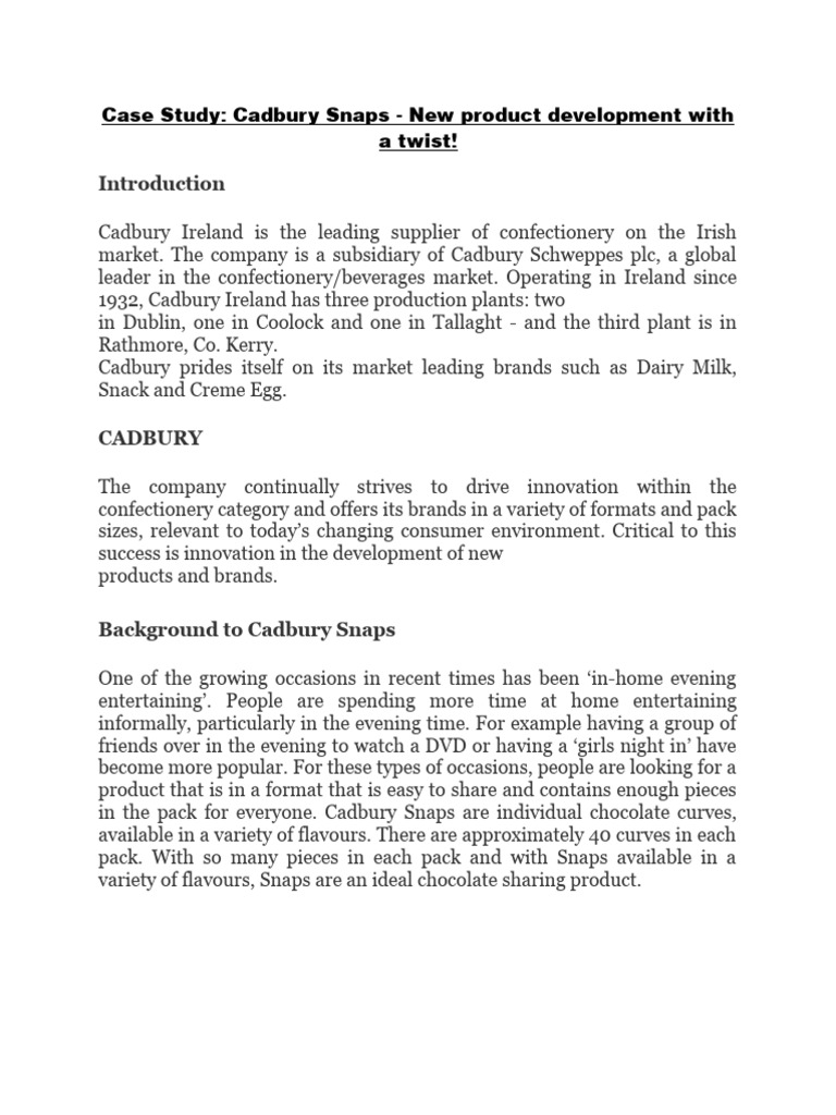 Case Study | PDF | Marketing Research | Marketing