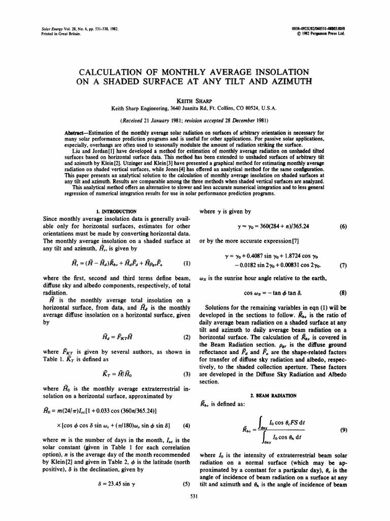 1 s2.0 0038092X82903243 Main | PDF | Physical Phenomena