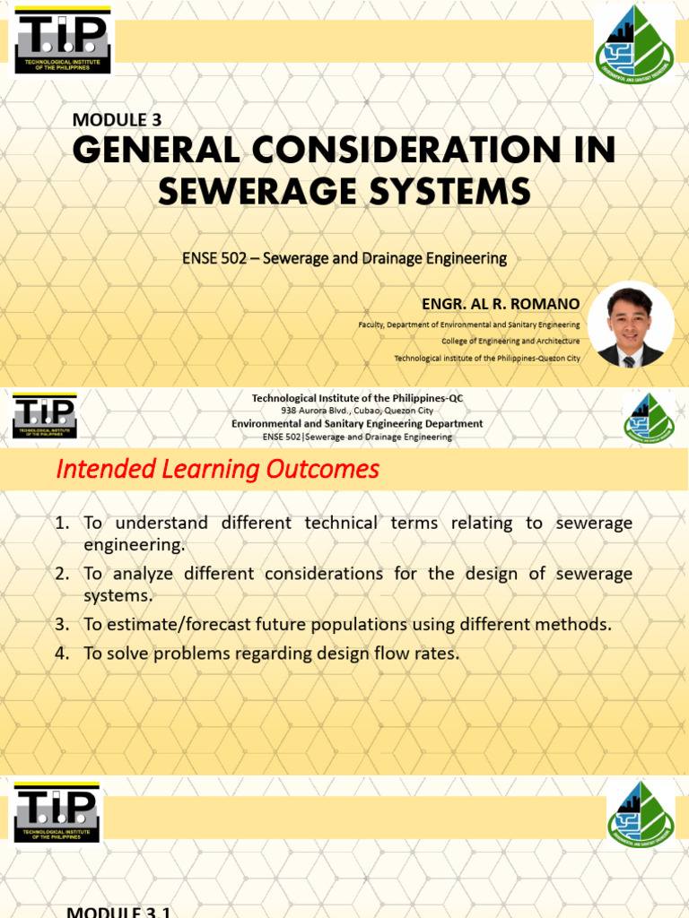 Sewerage Considerations | PDF | Combined Sewer | Sanitary Sewer