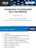 Dust Explosion Severity Testing Methods | PDF | Combustion | Explosion