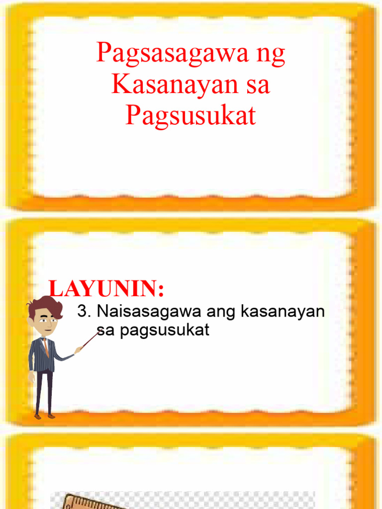 Sistema NG Panukat | PDF