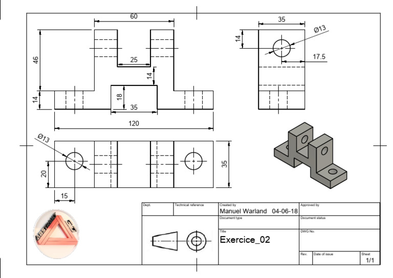 Exercice_02 Drawing v1 | PDF