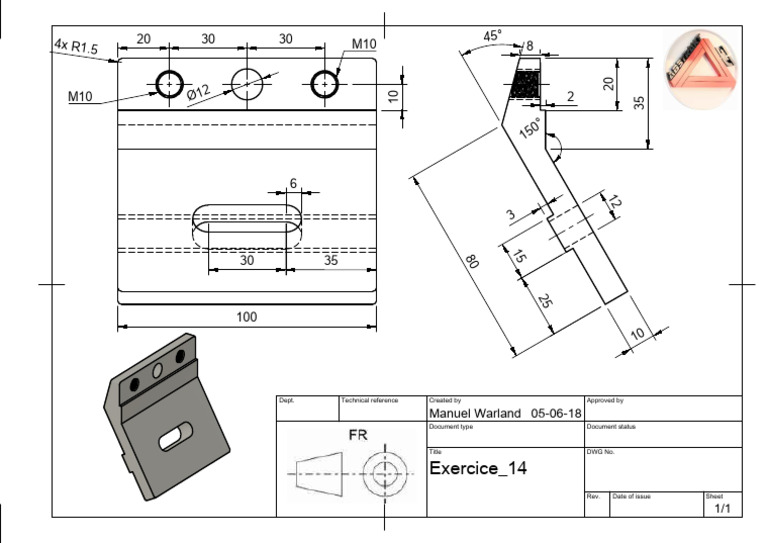 Exercice_14 Drawing v1 | PDF
