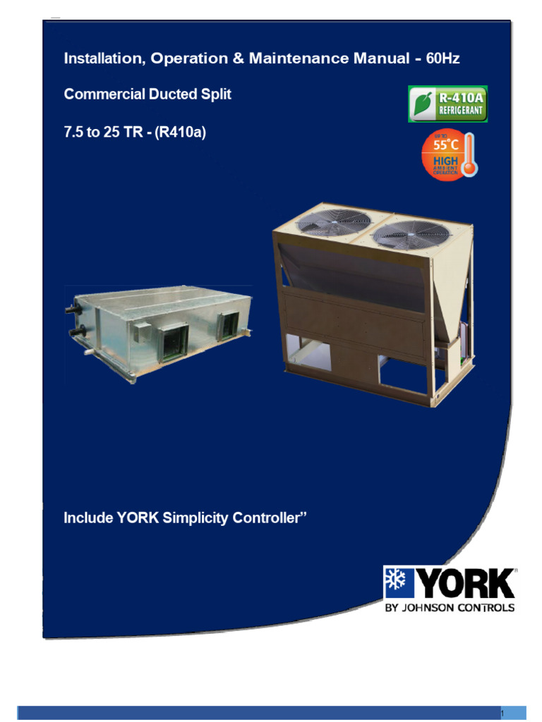 IOM Ducted Split DCH YAH 60 | Download Free PDF | Duct (Flow ...