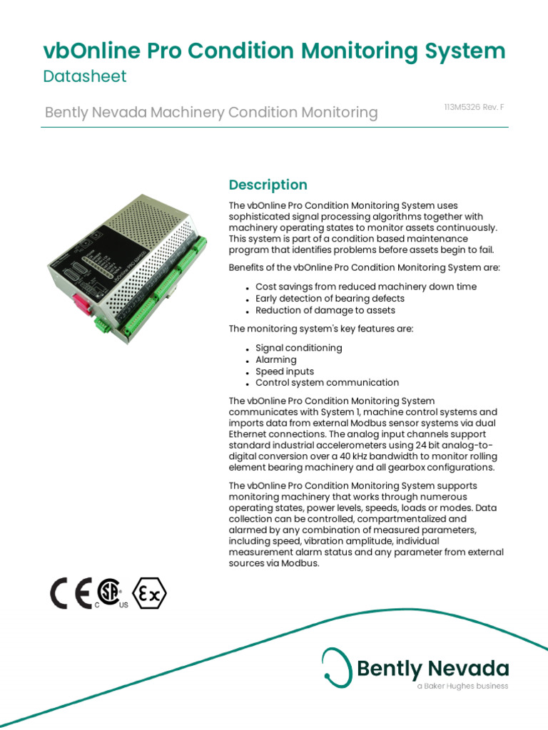 vbOnline Pro Condition Monitoring System | Download Free PDF | Sampling (Signal Processing ...