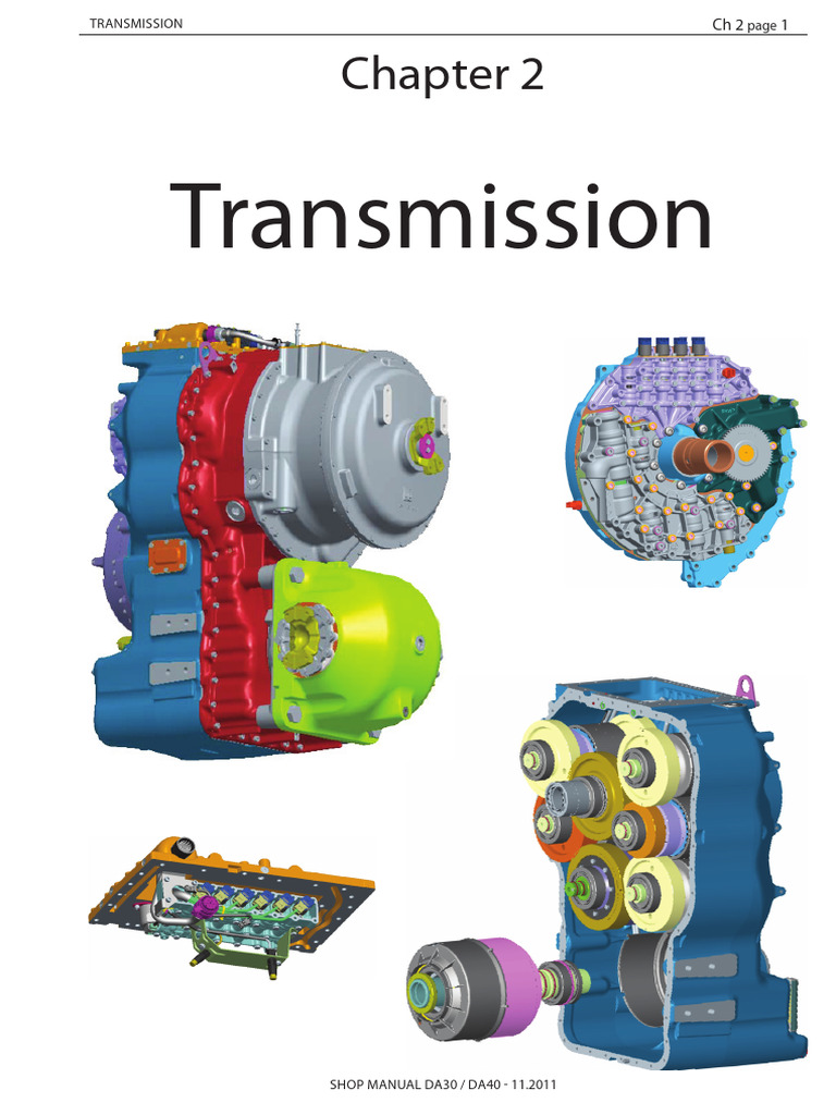 Ch2 - Transmission DA30 - DA40 - Ergopower 8EP SERIES | PDF | Manual Transmission | Axle