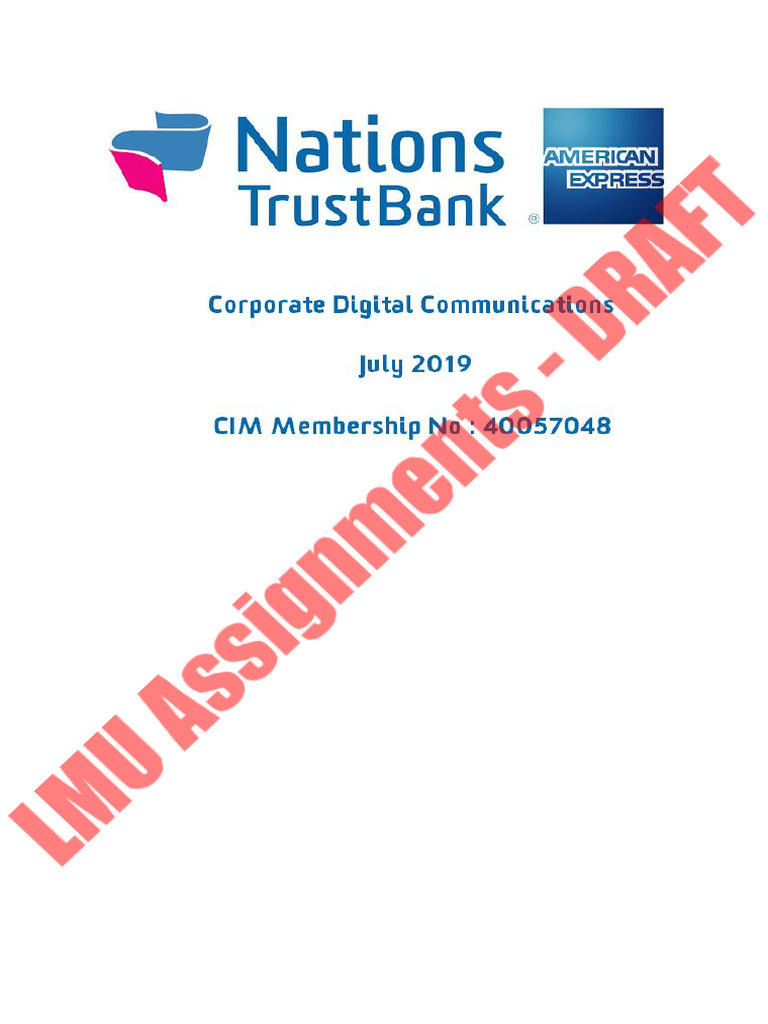 Corporate Digital Communications Report | PDF | Brand | Corporate ...