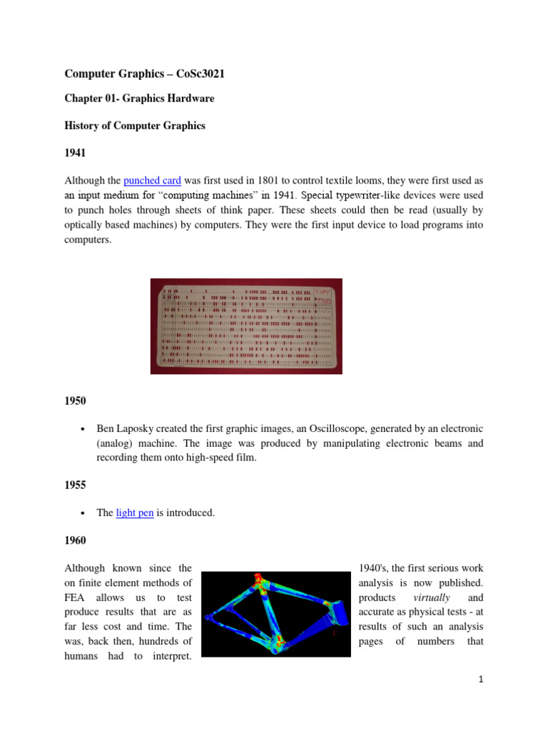 Chapter 2 Graphics Hardware | PDF | Computer Graphics | 3 D Computer Graphics