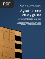 Understanding Ican New Syllabus 2025 | PDF | Accounting | Audit