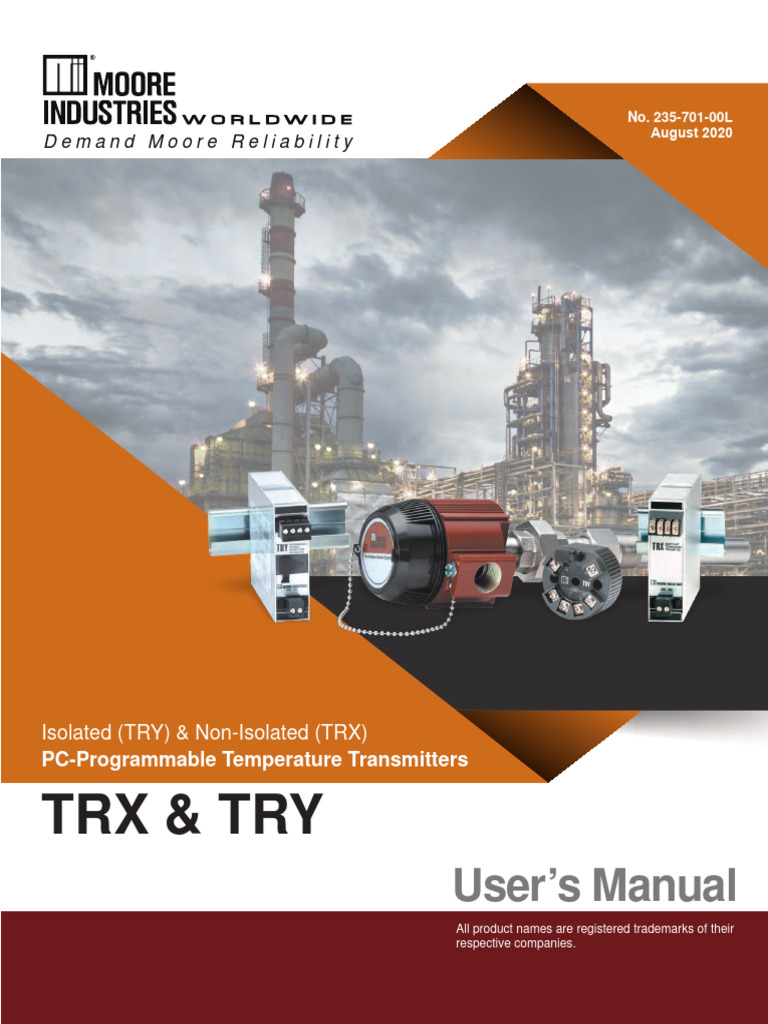 Try Trx Temperture Transmitter User Manual Pdf Personal Computers