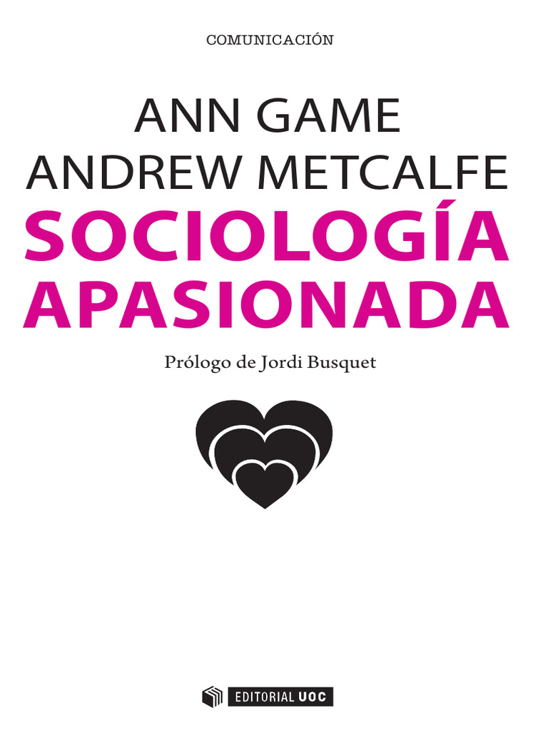 Game Ann Y Metcalfe Andrew - Sociologia Apasionada | PDF | Conocimiento ...