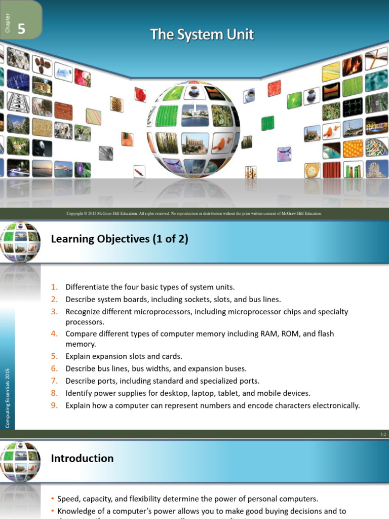 Module 1-System Unit | PDF | Computer Data Storage | Central Processing Unit