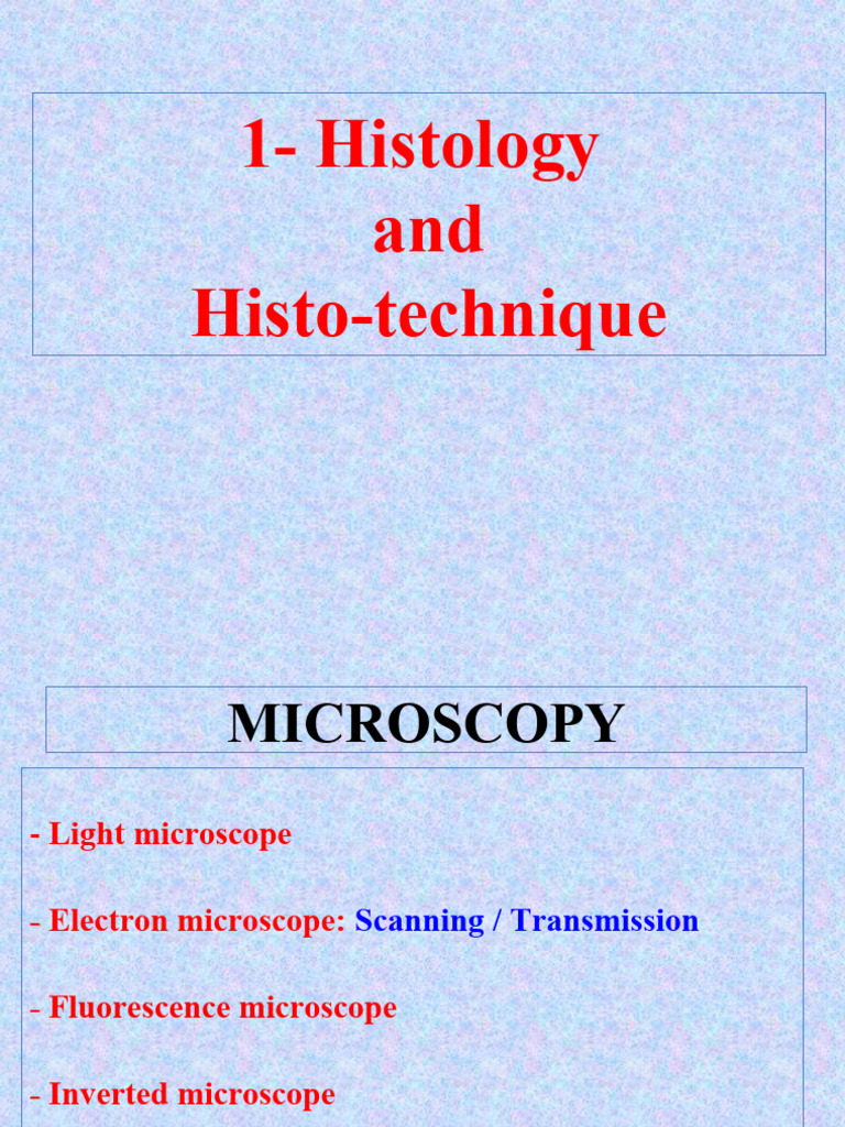 Pathology PSW-16 | PDF | Fixation (Histology) | Microscopy
