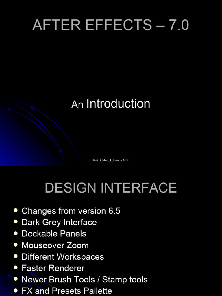 AFTER EFFECTS_Intro | PDF | Graphical User Interfaces | Computing