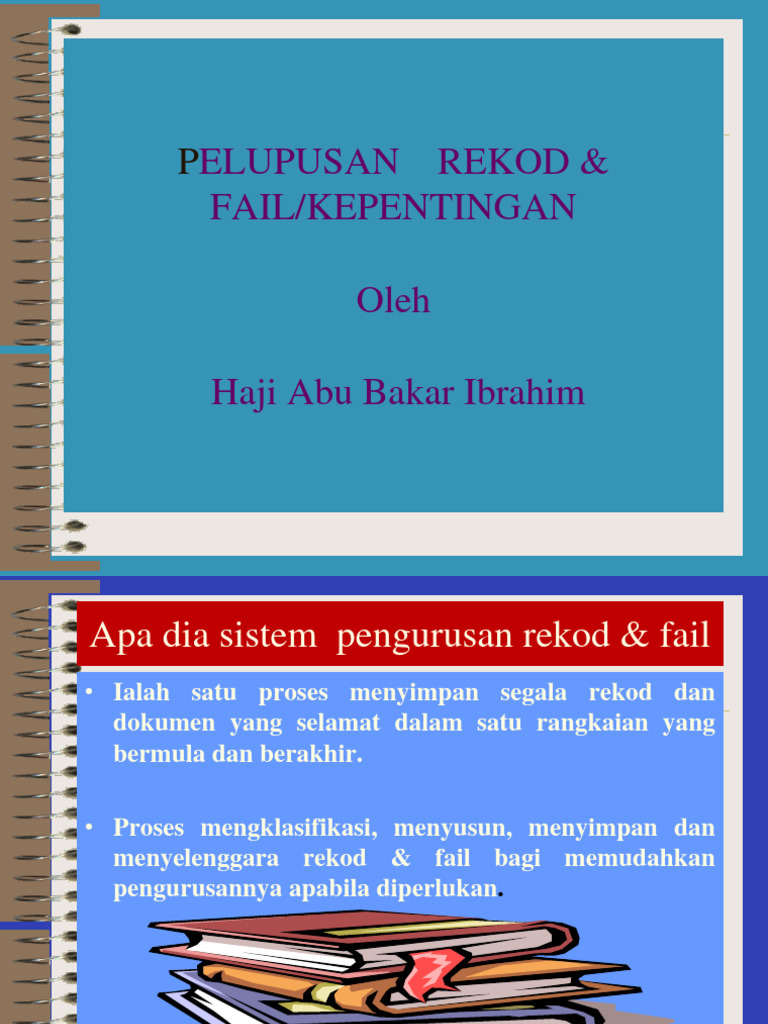 Pelupusan Rekod 2 | PDF