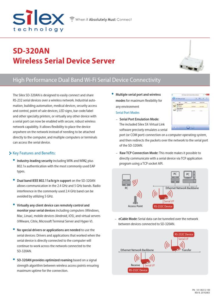 SD-320AN Product Brochure | PDF | Computer Network | Wi Fi