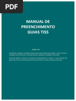 Manual de Preenchimento de Guias TISS | PDF | Odontologia | Dentista