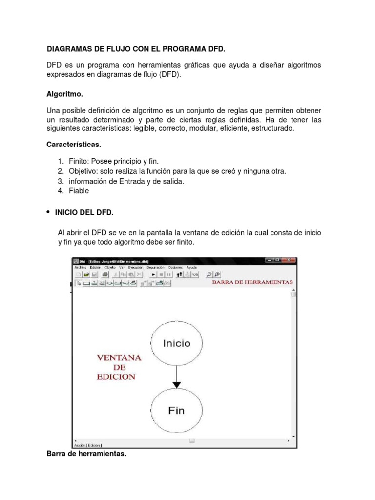 Diagramas de Flujo DFD | PDF | Algoritmos | Programa de computadora