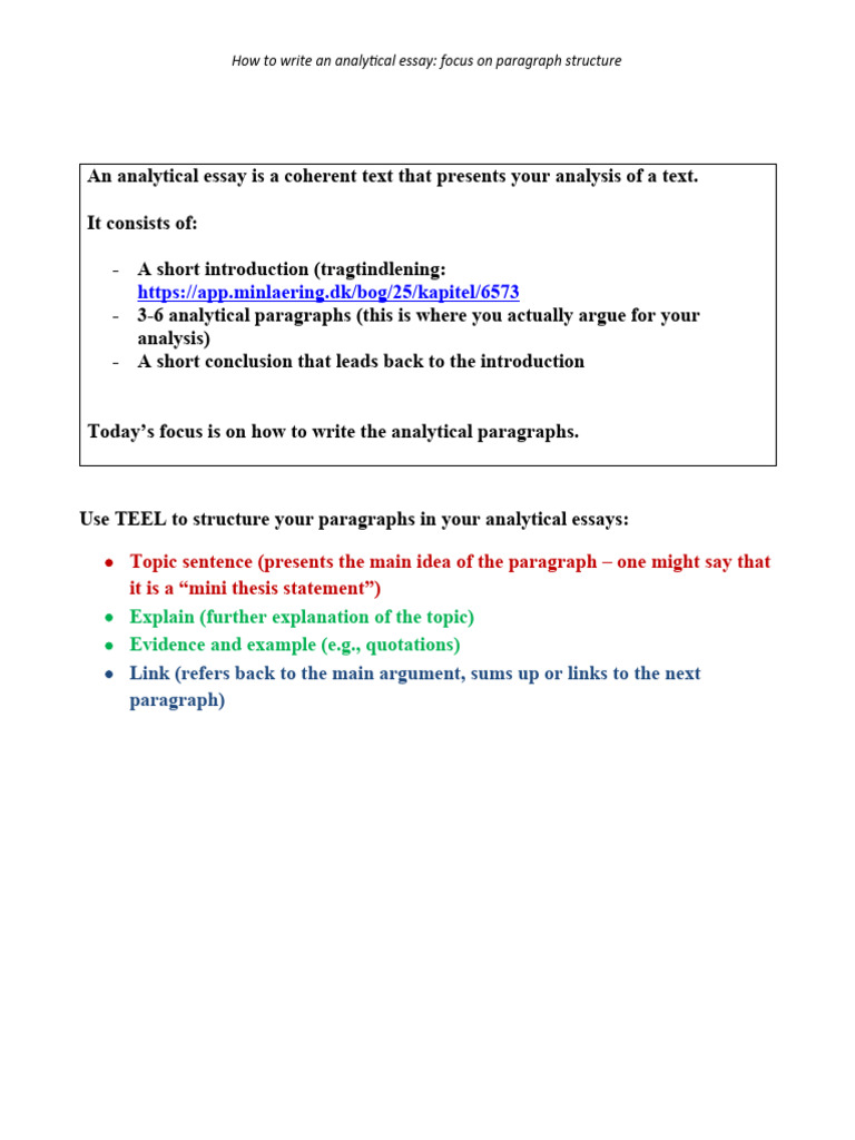 Module 3 Worksheet Paragraph Structure Explanation and Exercise Online ...